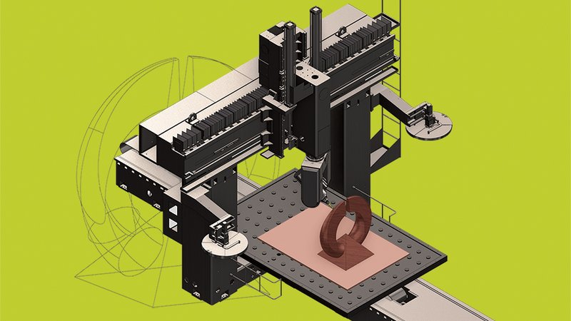 CAD/CAM-Software Mastercam Router für die Programmierung von 2D- und 2 ...